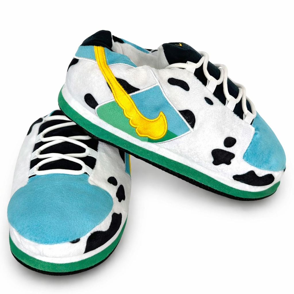 Sneaker Slippers Moo Moo ben jerry low Jordan 1 unisex for adults&kids ...